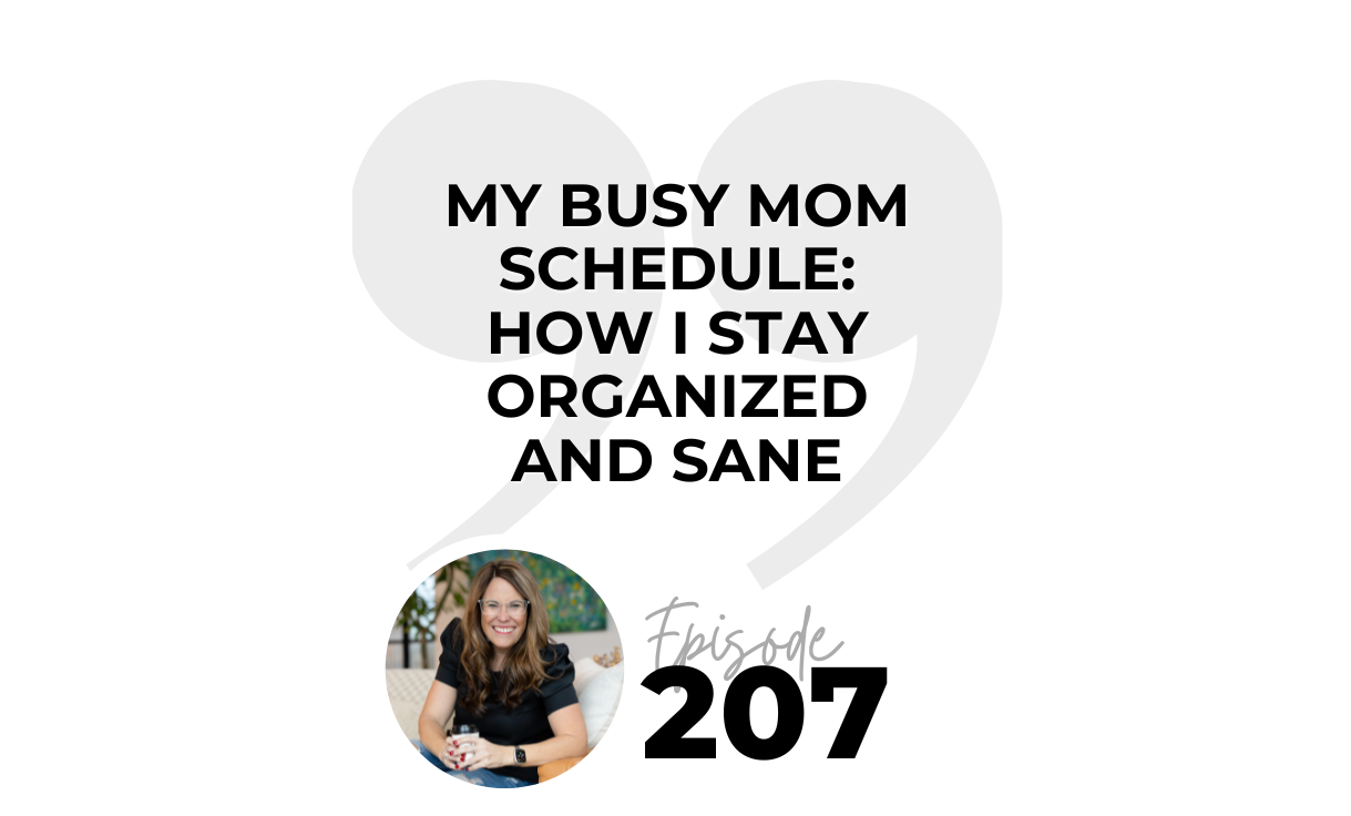 My Busy Mom Schedule: How I Stay Organized and Sane - Secrets of Supermom